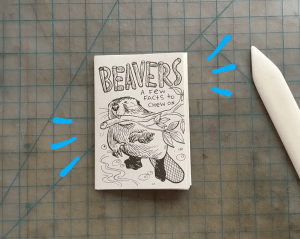 How to fold a mini-zine (Step-by-step) – Fiona Barnacle