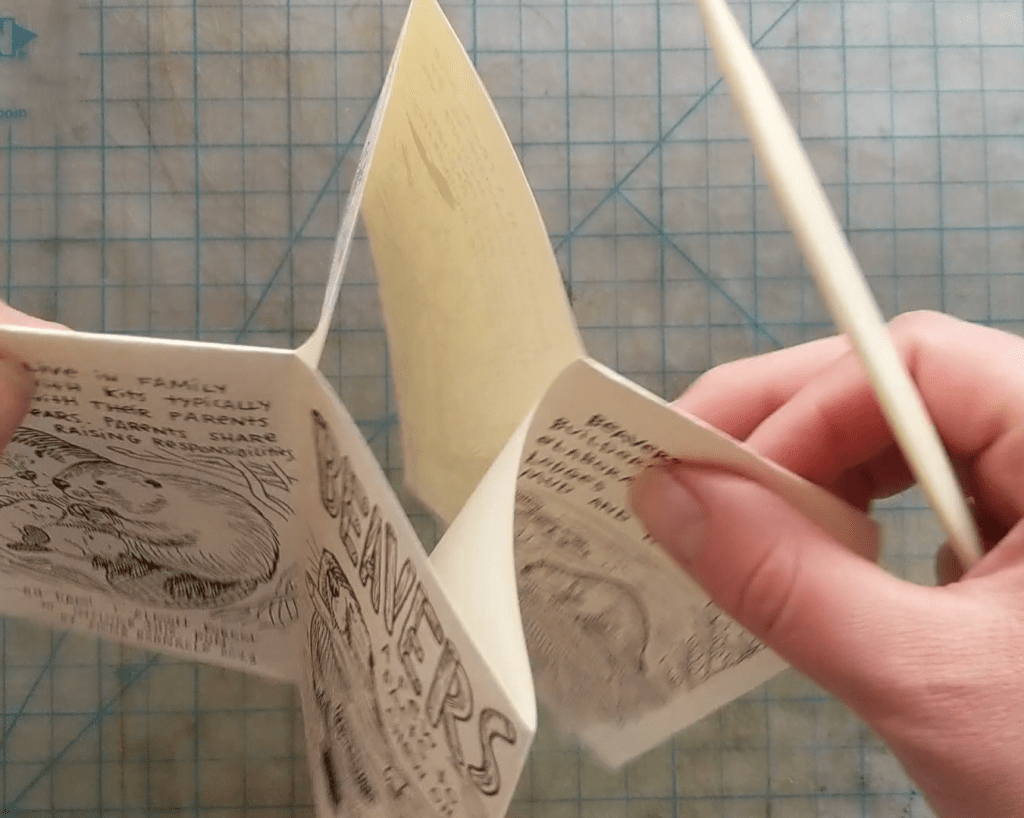 How to fold a mini-zine (Step-by-step) – Fiona Barnacle