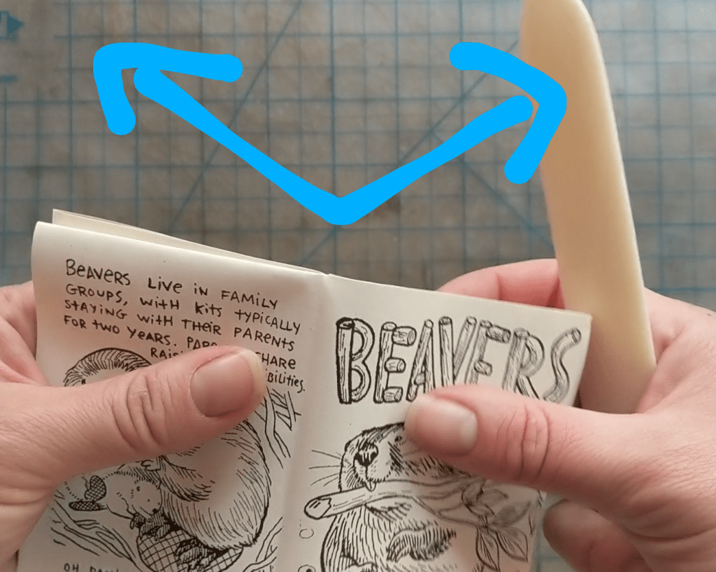 How to fold a mini-zine (Step-by-step) – Fiona Barnacle